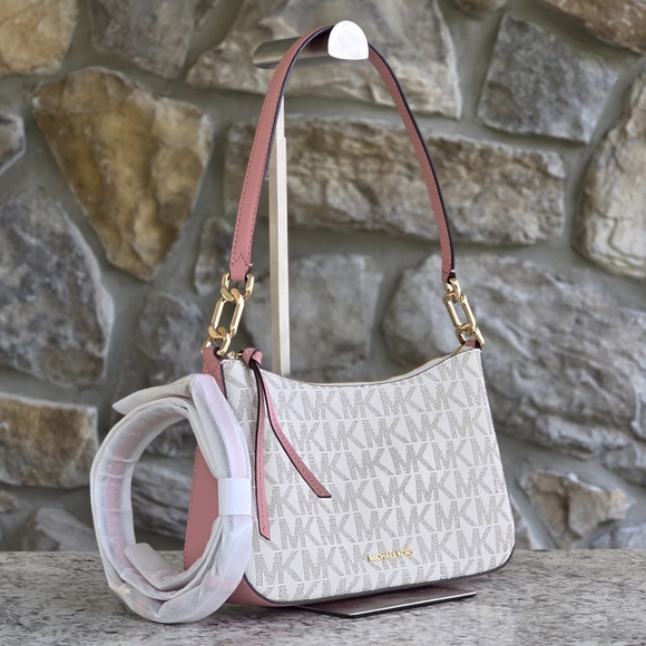 Michael Kors | Bags | Michael Kors Laney Logo Medium Convertible ...